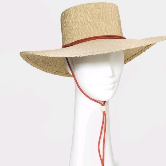 Universal Thread | Accessories | Universal Thread Straw Boater Hat ...